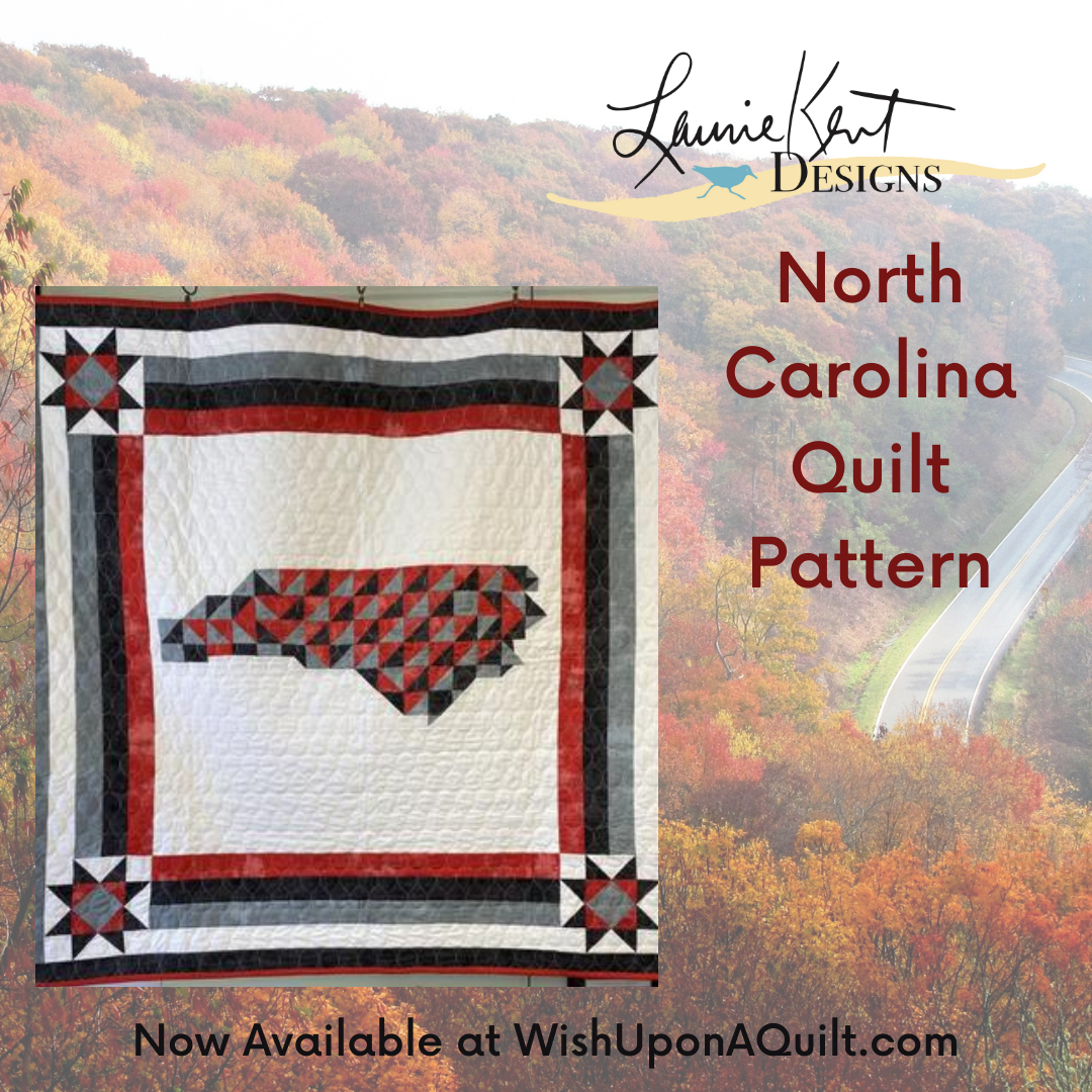North Carolina Map Pattern
