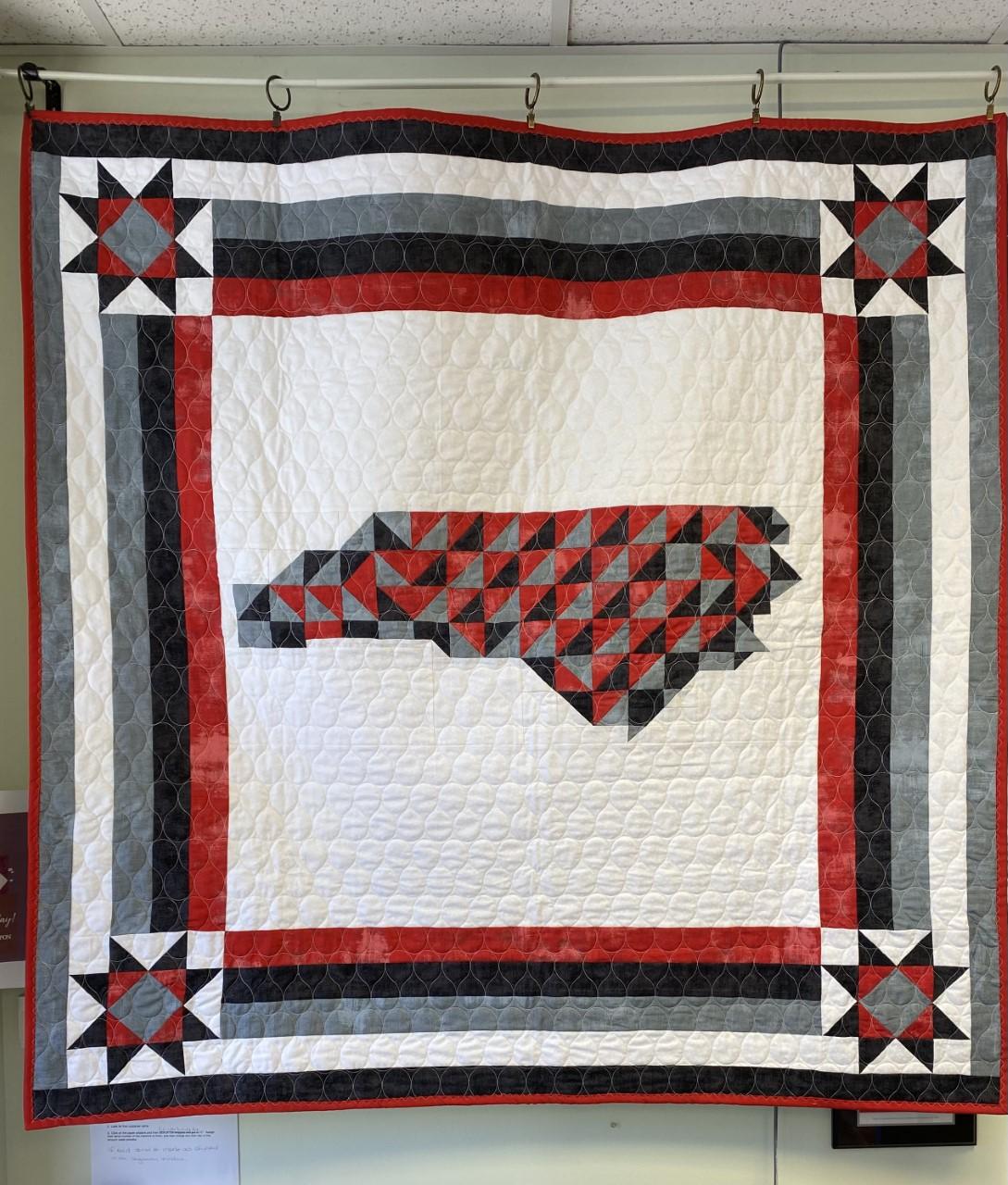 North Carolina Map Pattern